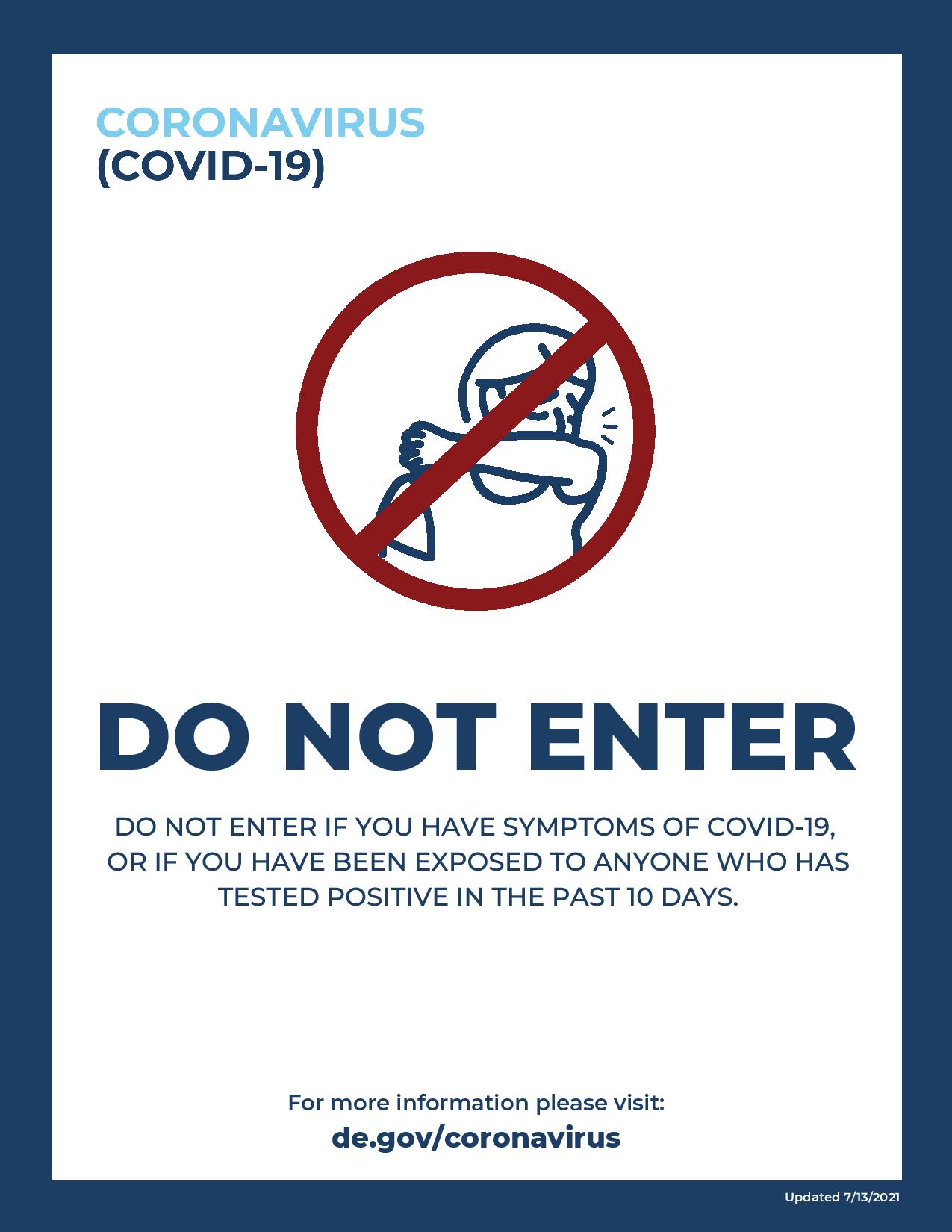 Printable Signs - Delaware's Coronavirus Official Website